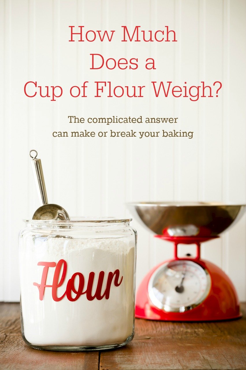 What does 1 cup of flour weigh?