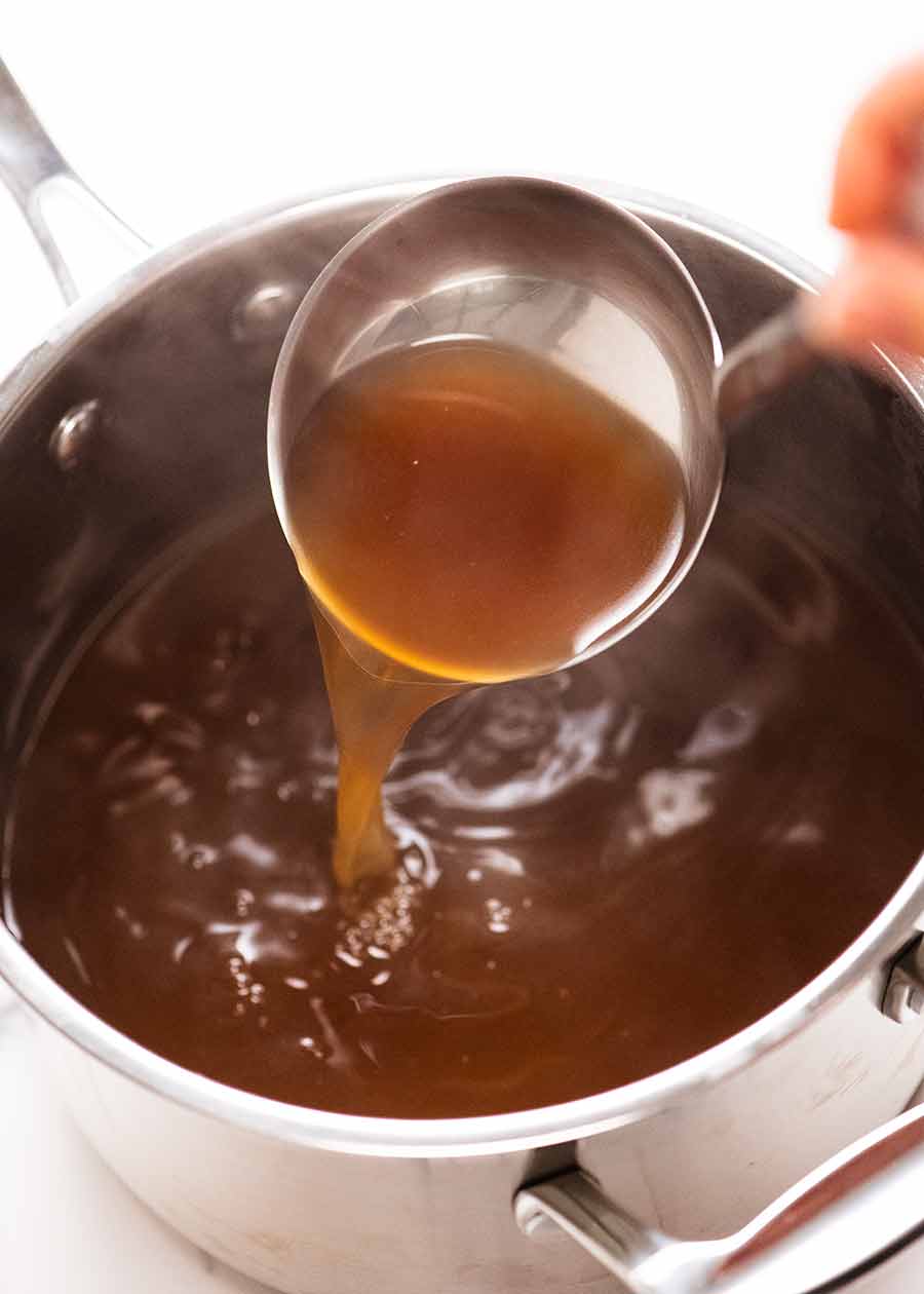 What does a beef stock do?