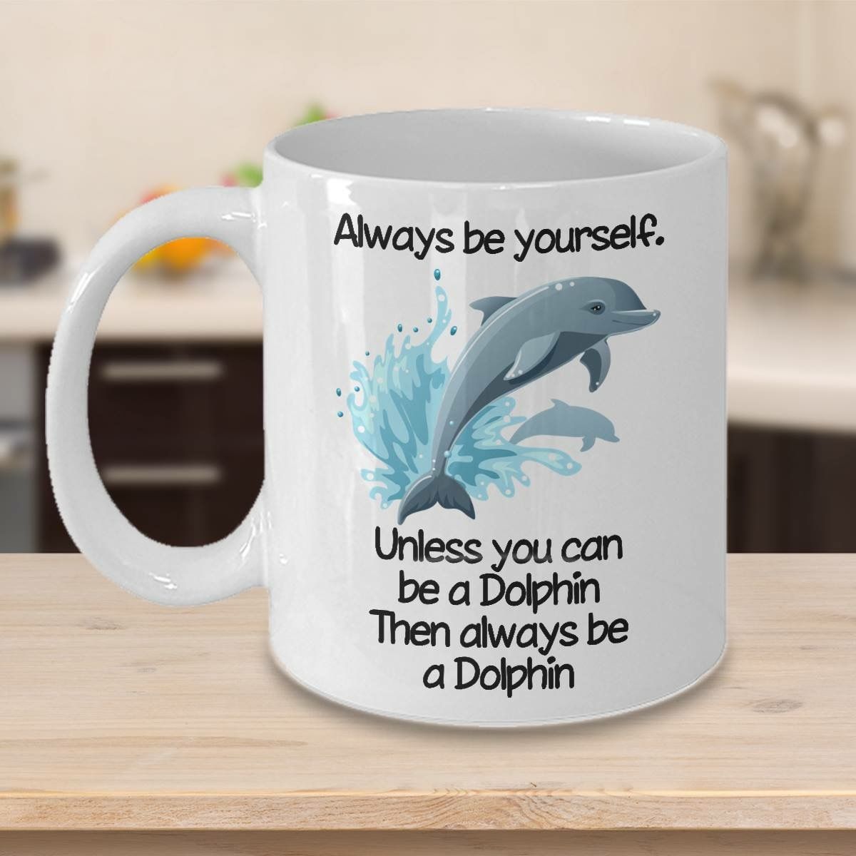 What does a dolphin mean in a coffee cup?