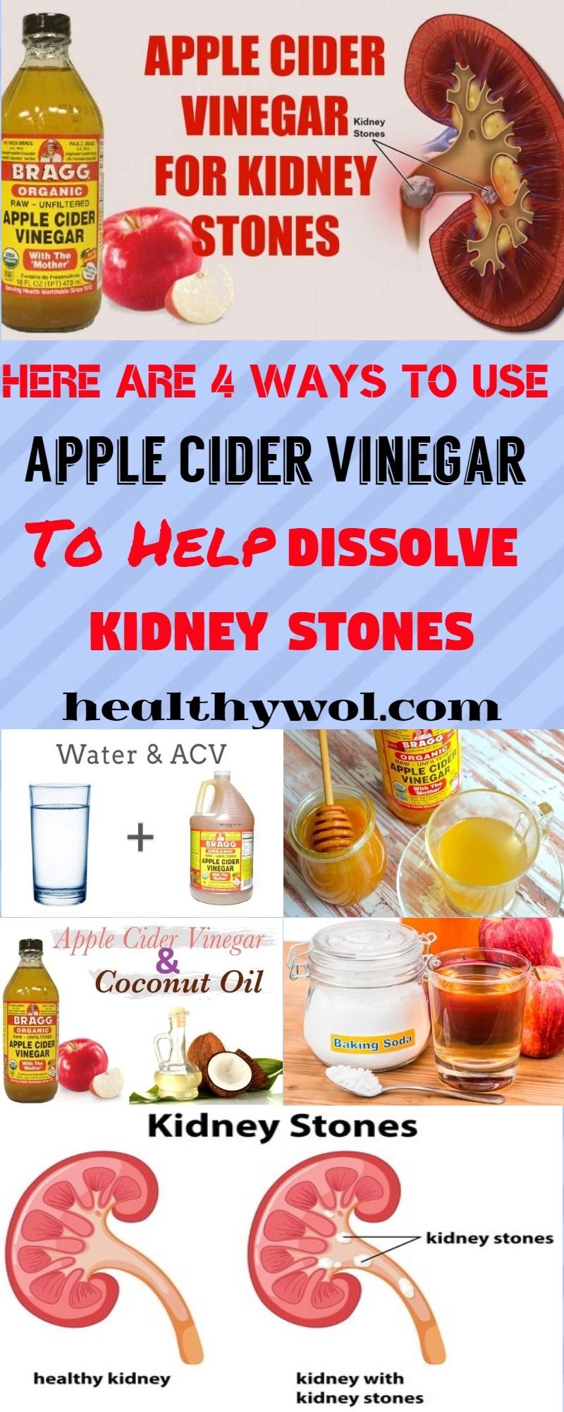 What does apple cider vinegar do to the kidneys?