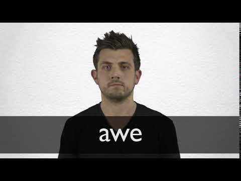 What does awe means in French?