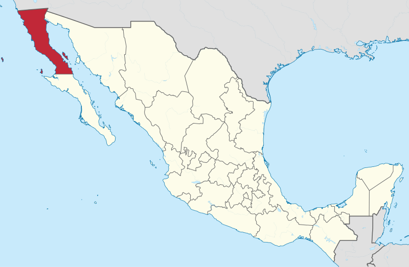 What does Baja mean in Baja California?