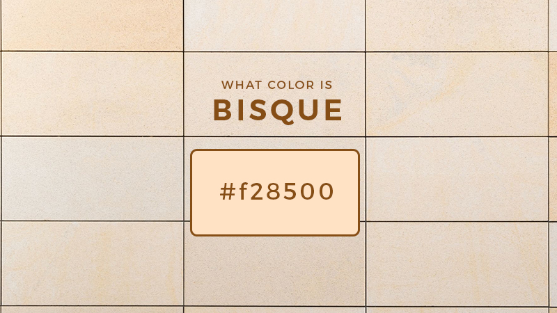 What does bisque color mean?