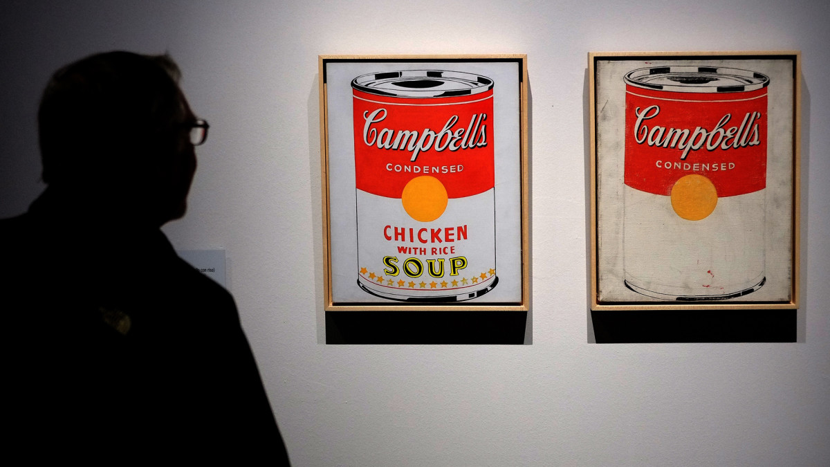 What does Campbell's soup cans represent?