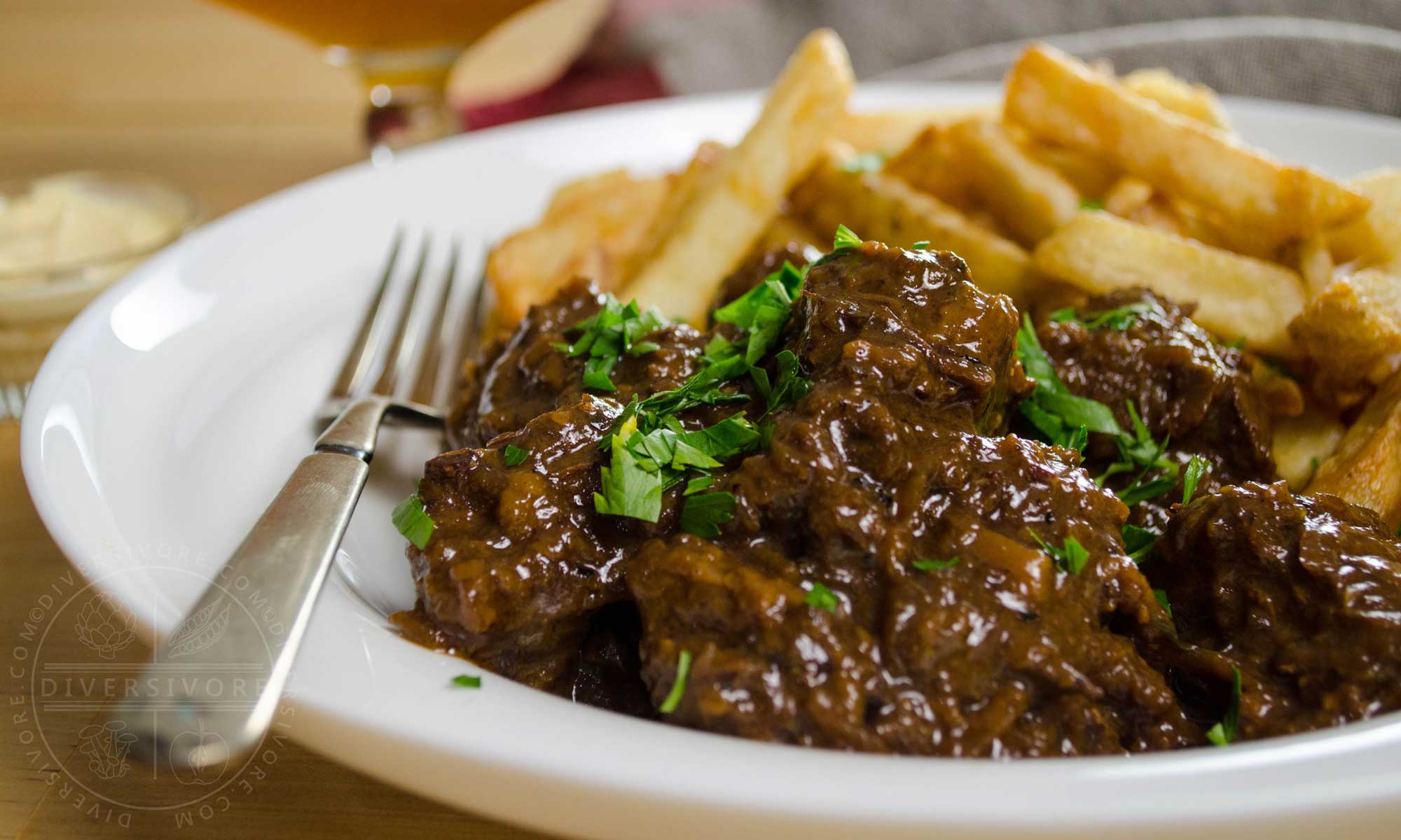 What does Carbonnade mean in cooking?