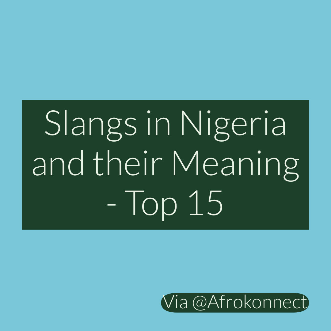 What does chai mean in Nigerian slang?