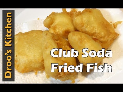 What does club soda do for a fish batter?