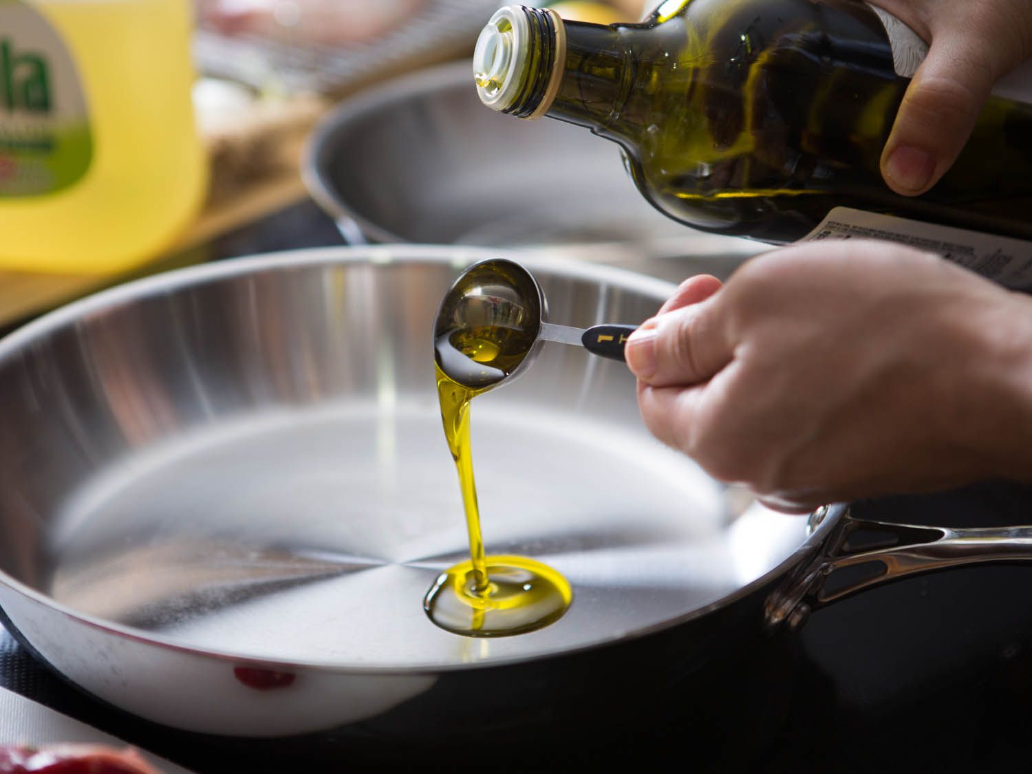 What does cooking with oil do?