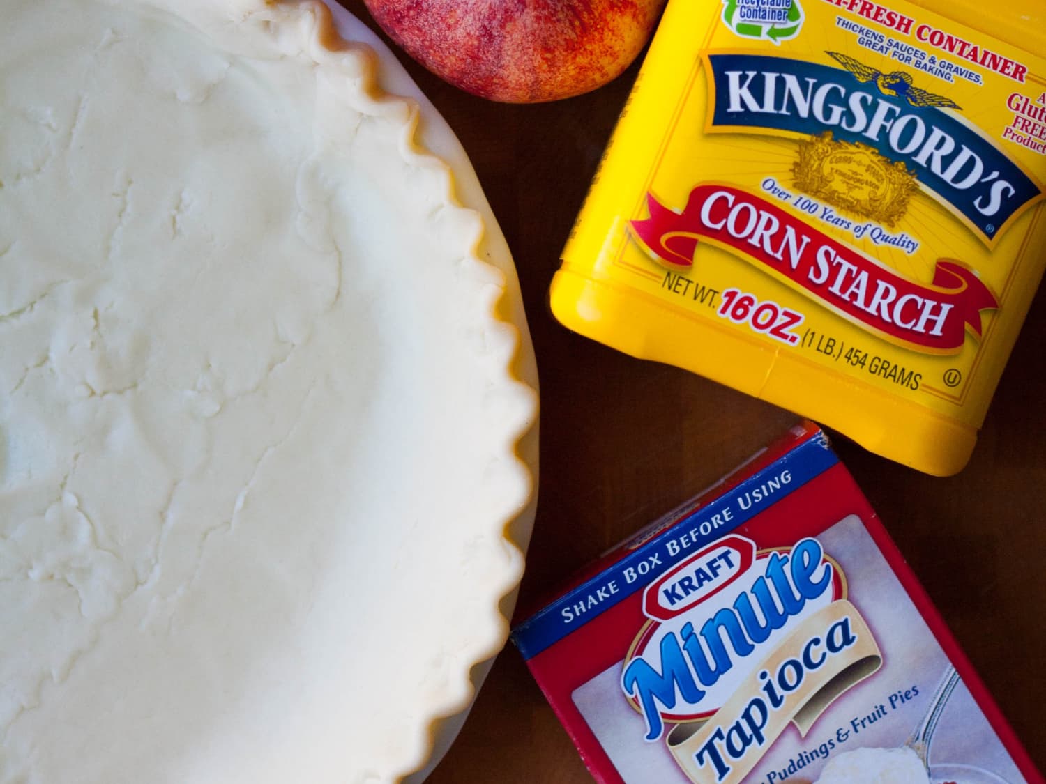 What does cornstarch do in pies?