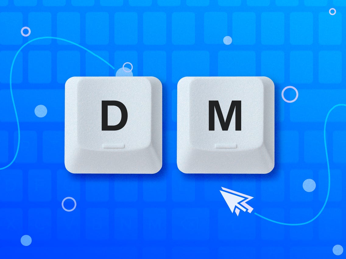 What does DM mean on social media?