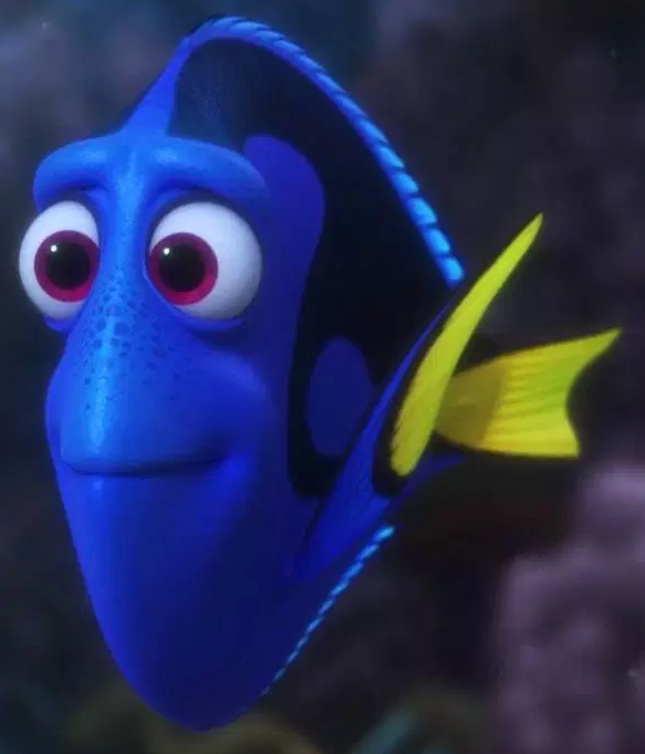 What does Dory suffer from in Finding Nemo?