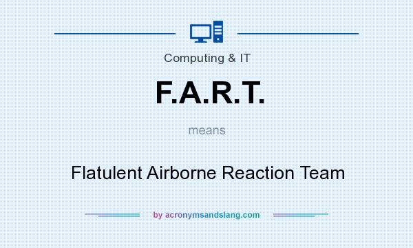 What does fart mean in slang?