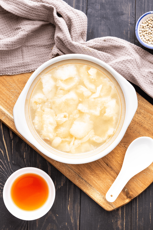 What does fish maw soup taste like?