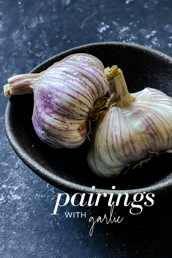 What does garlic pair well with?