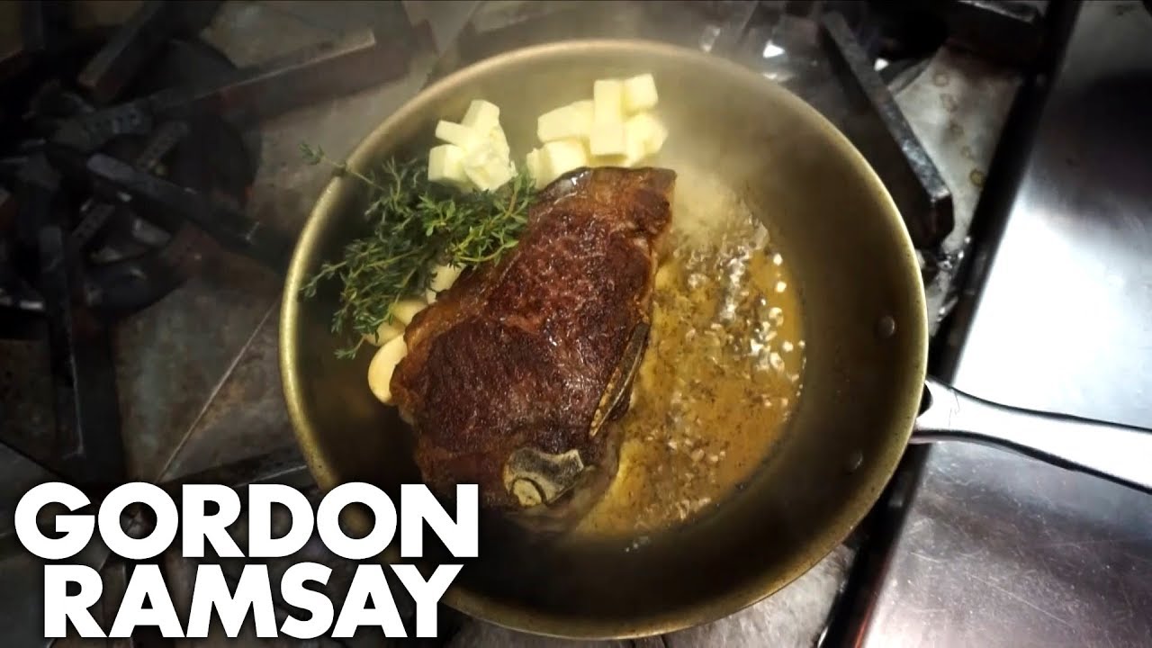 What does Gordon Ramsay use on his steak?