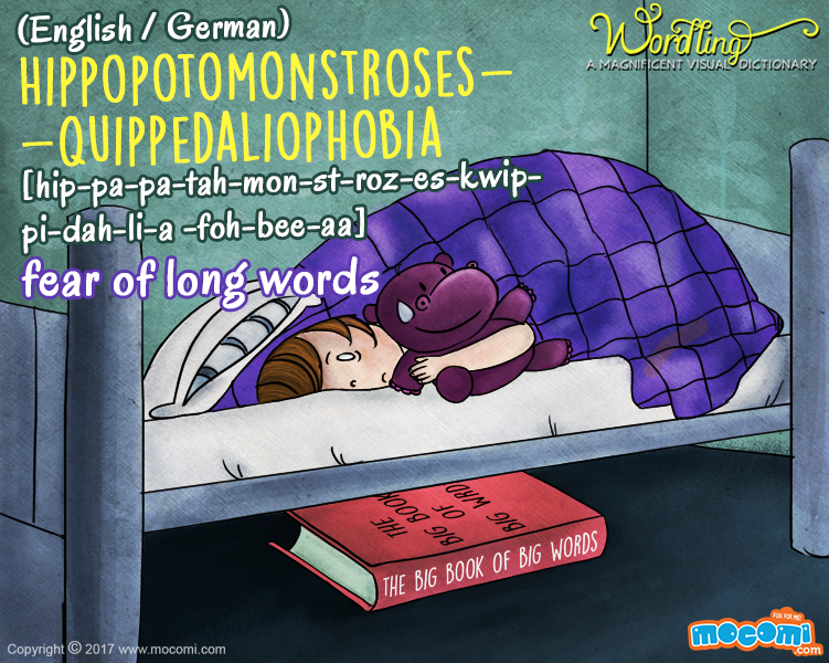 What does Hippopotomonstrosesquippedaliophobia mean?