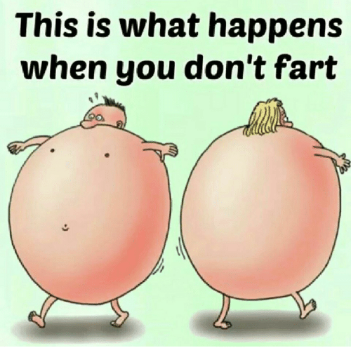 What does it mean if you don't fart?