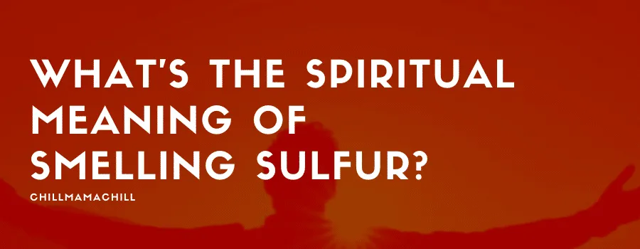 What does it mean if you smell sulfur in your house?