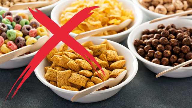 What does it mean to eat dry cereal?
