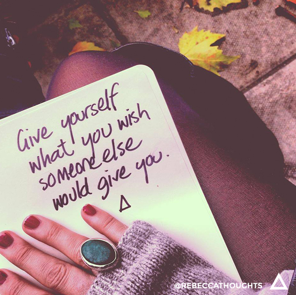 What does it mean to give someone yourself?