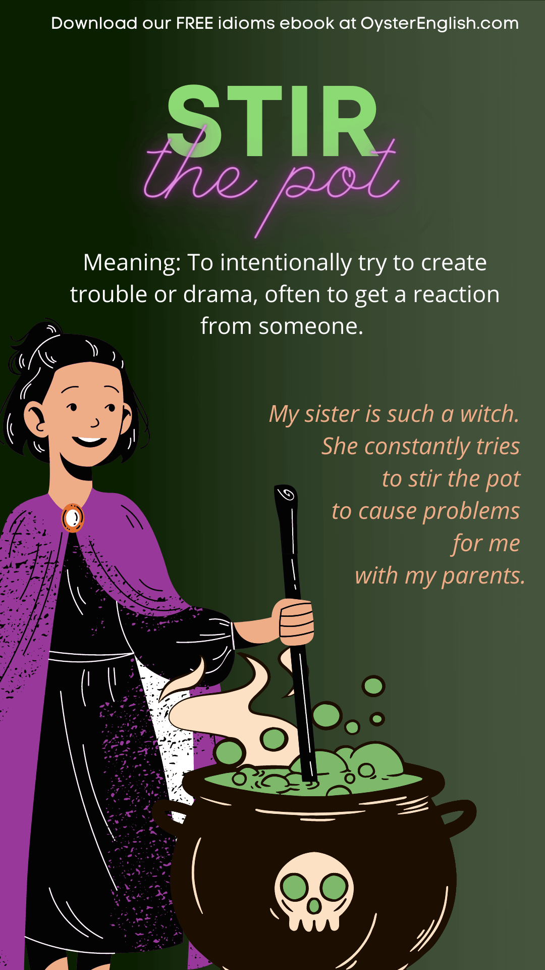 What does it mean to stirring someone?