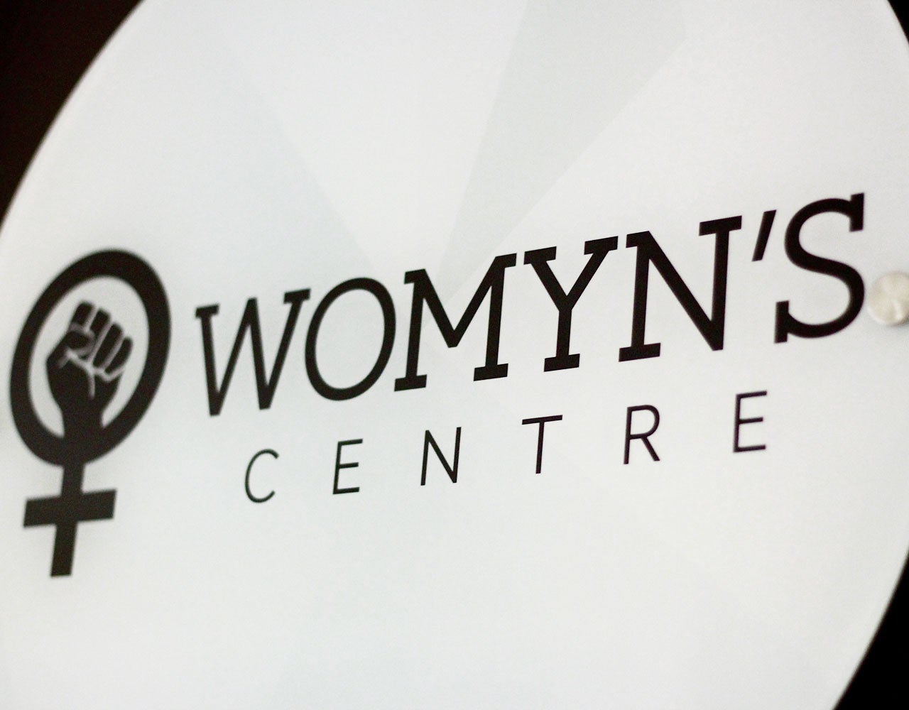 What does it mean to use the suffix womyn?