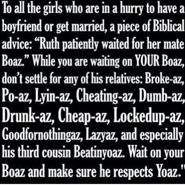 What does it mean to wait on your Boaz?