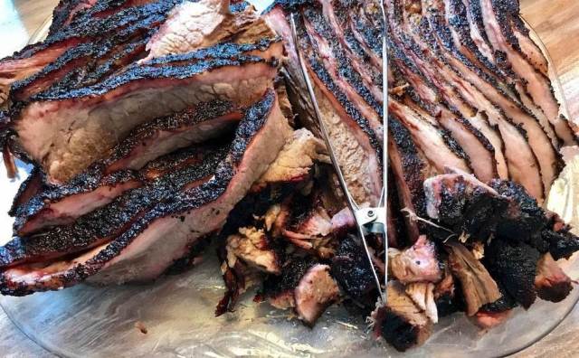 What does it mean when a brisket is chewy?