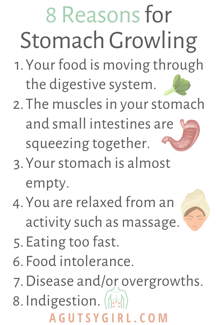 What does it mean when your stomach gurgles a lot?