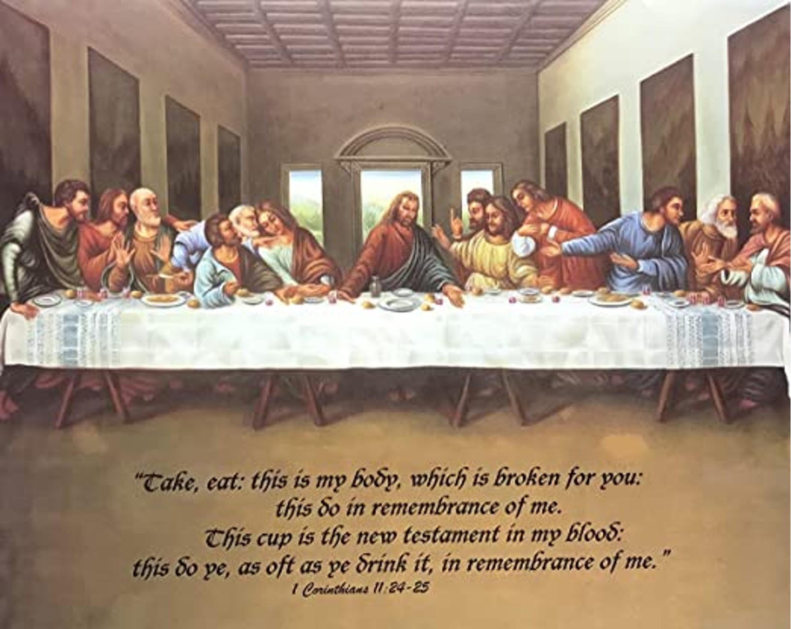 What does Jesus say about eating his body?