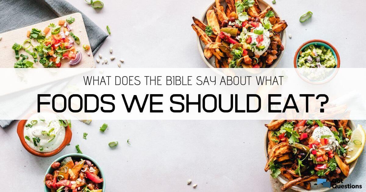 What does Jesus say about the food we eat?