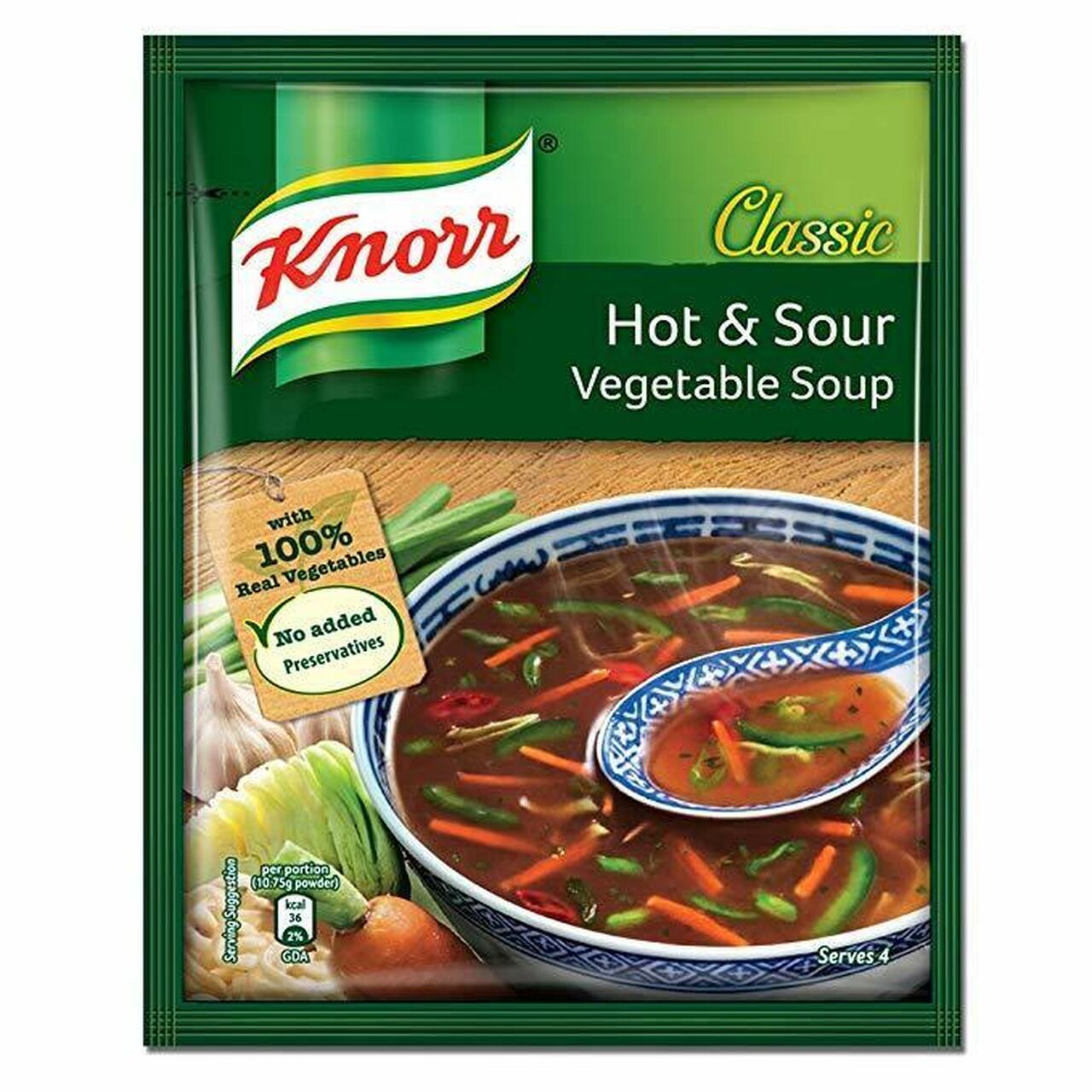 What does Knorr hot and sour taste like?