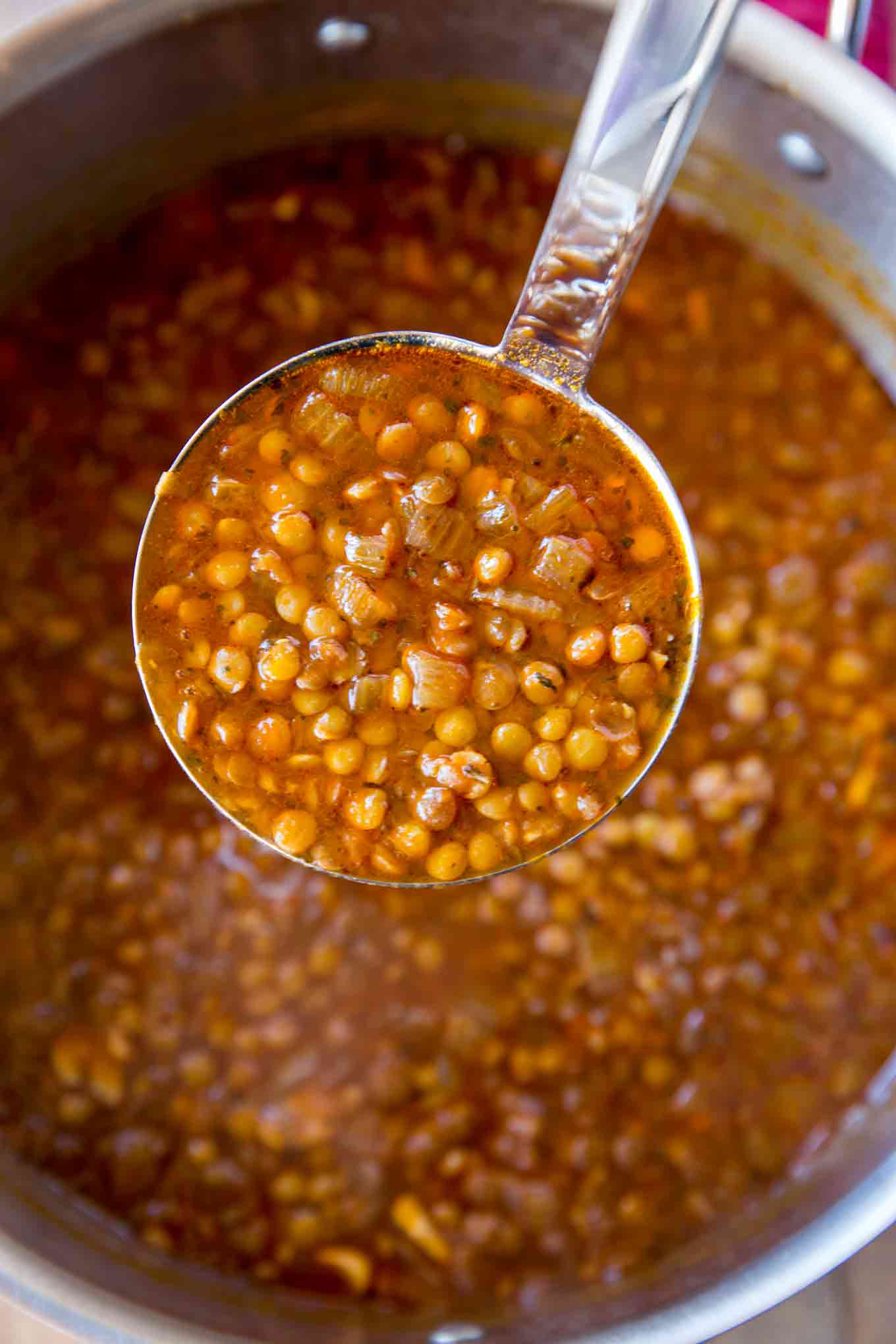 What does lentil soup do for the body?
