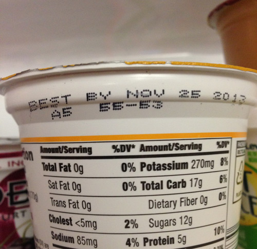 What does pack date mean on a food label?