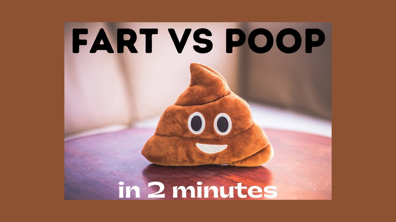 What does poop look like when it comes out with a fart?