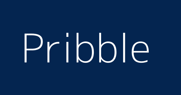 What does Pribbling mean?