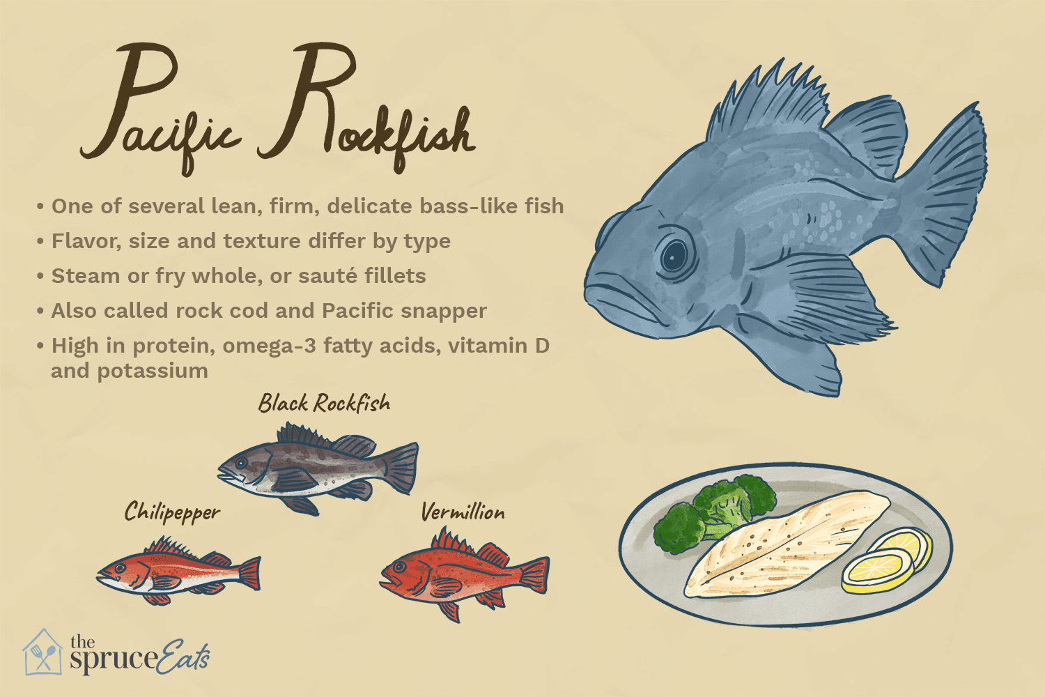 What does rockfish taste like?