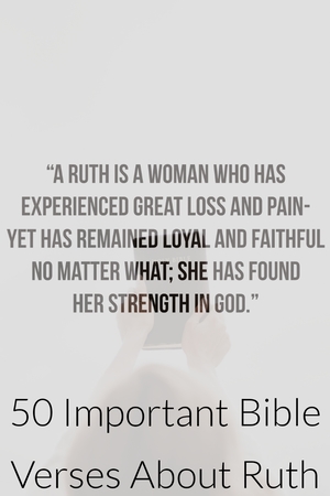 What does Ruth say about loyalty in the Bible?