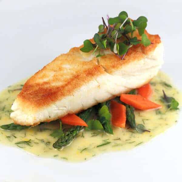 What does seared halibut taste like?