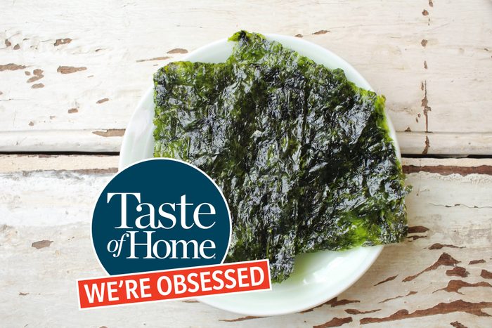 What does seaweed snack taste like?