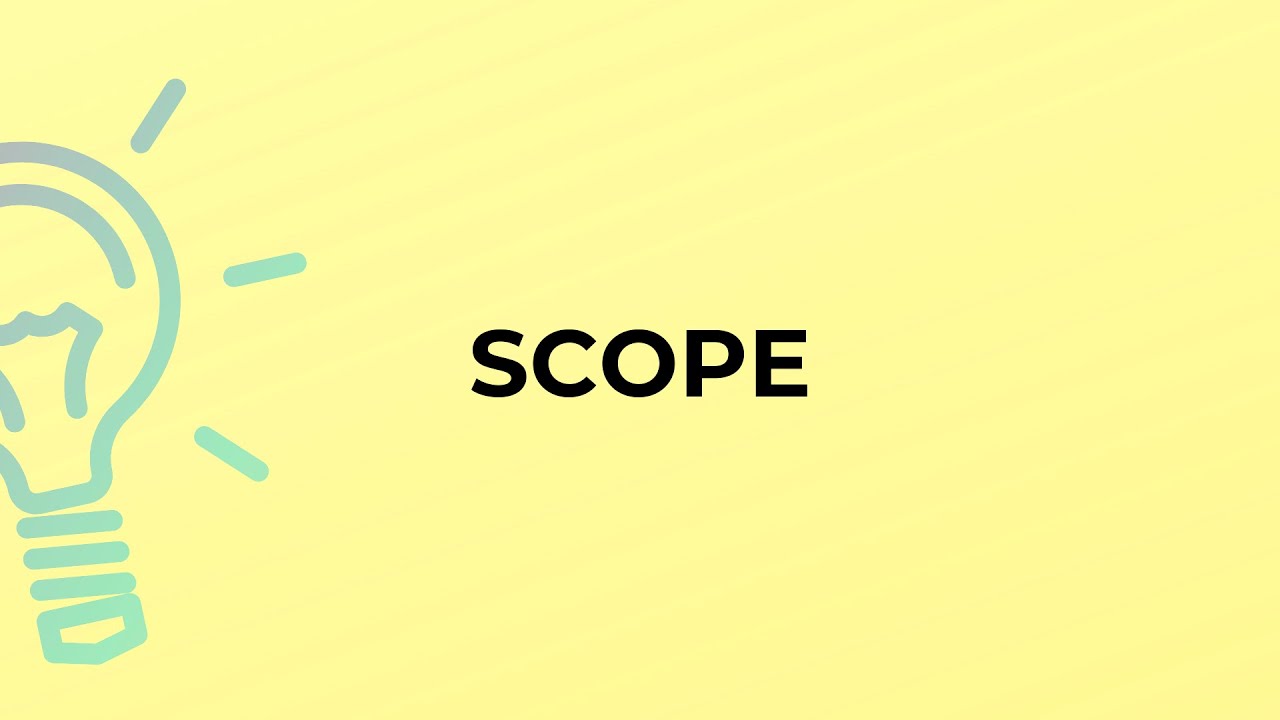 What does the base word scope mean?
