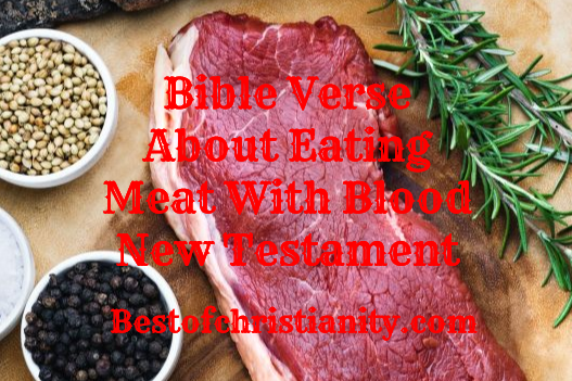What does the New Testament say about eating red meat?