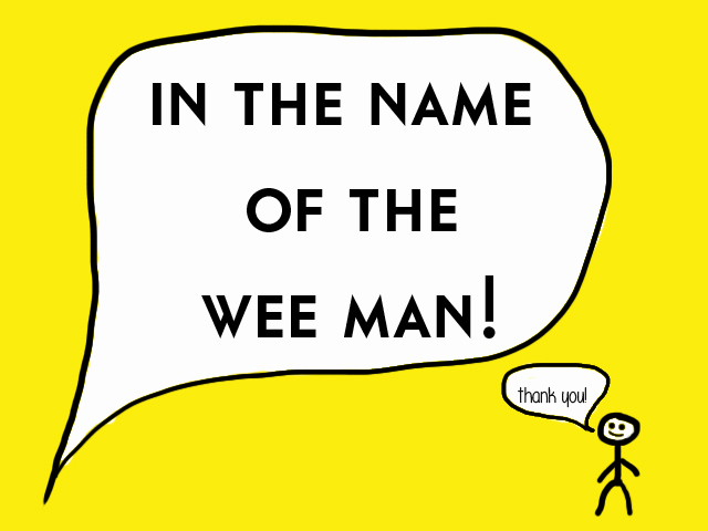 What does the Scottish word wee mean?