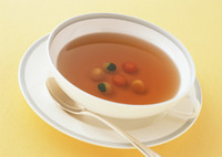 What does the word consommé mean?