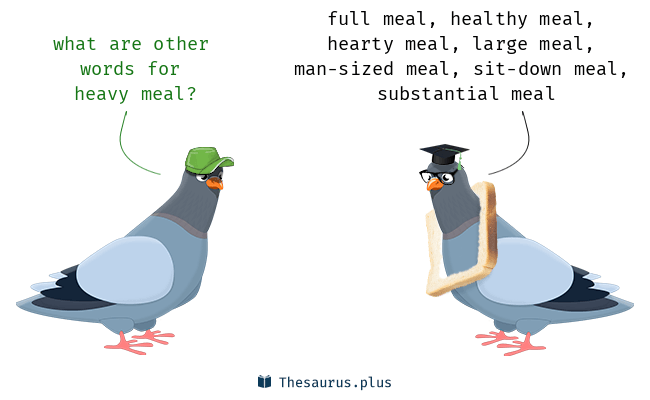 What does the word hearty meal mean?