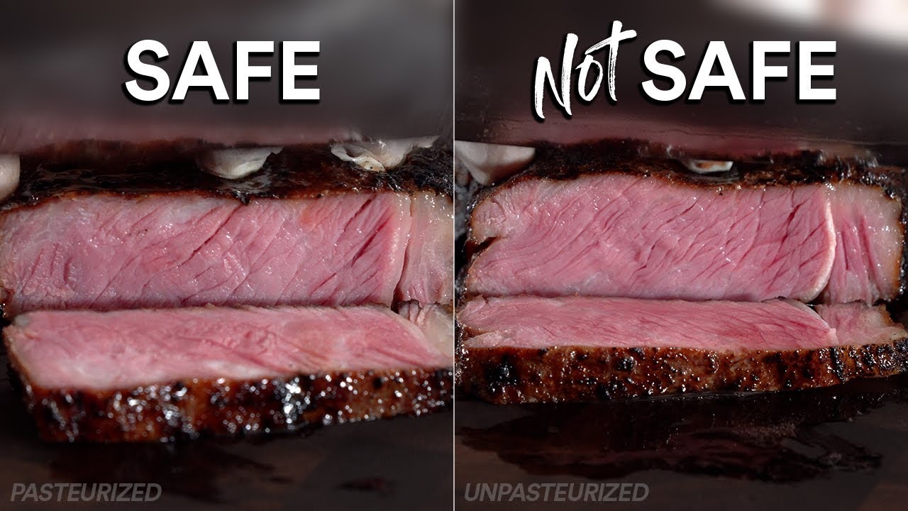 What does unsafe meat look like?
