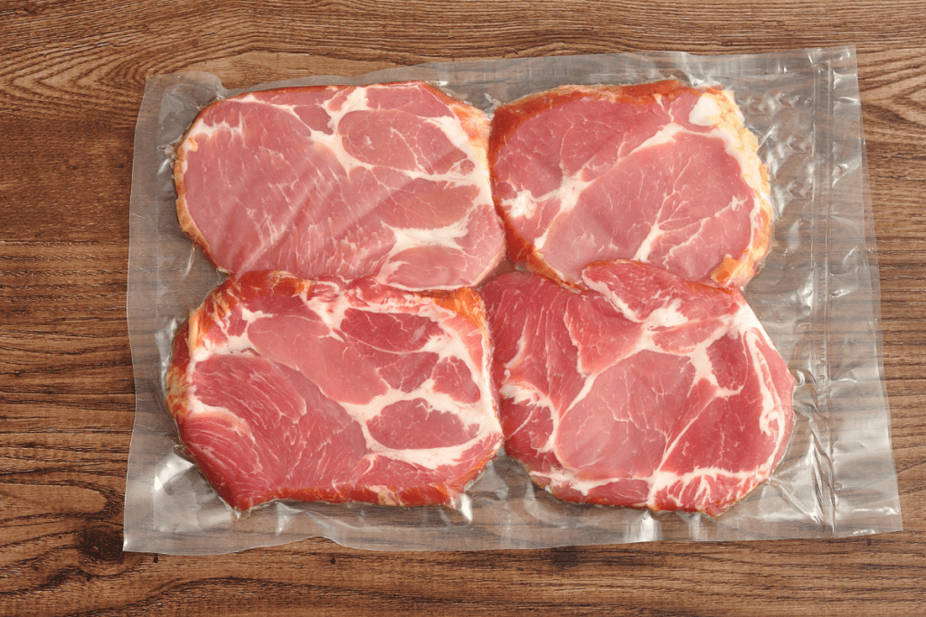 What does vacuum sealed meat smell like?