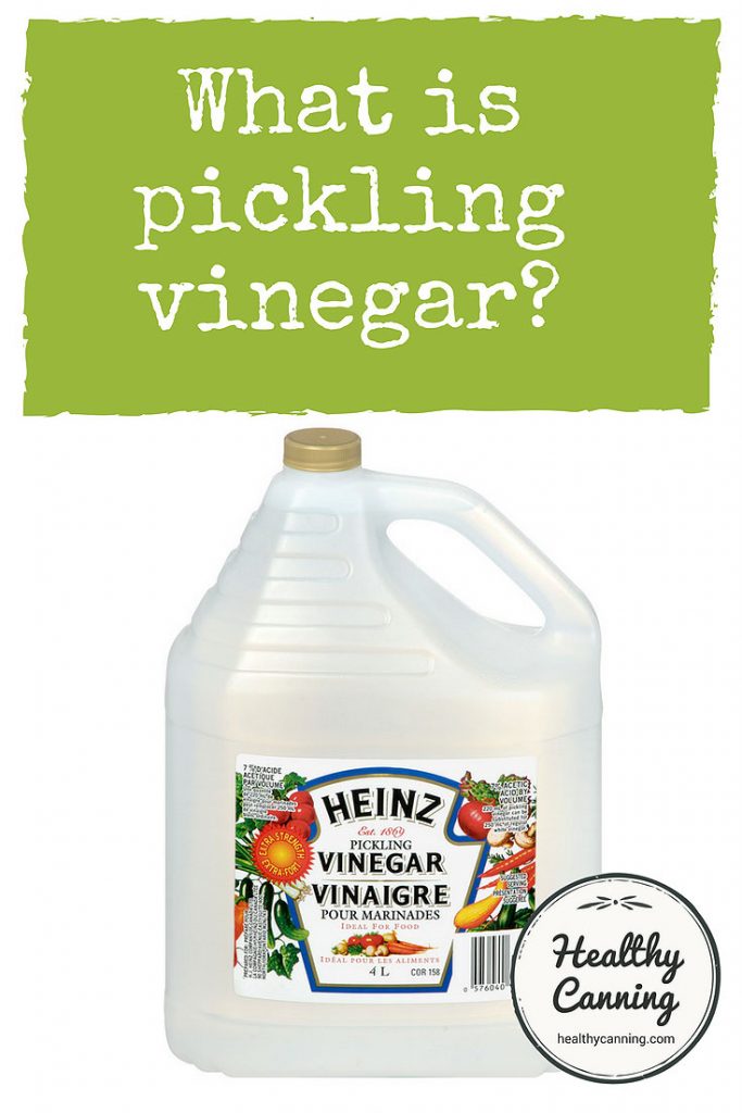 What does vinegar do in canning?