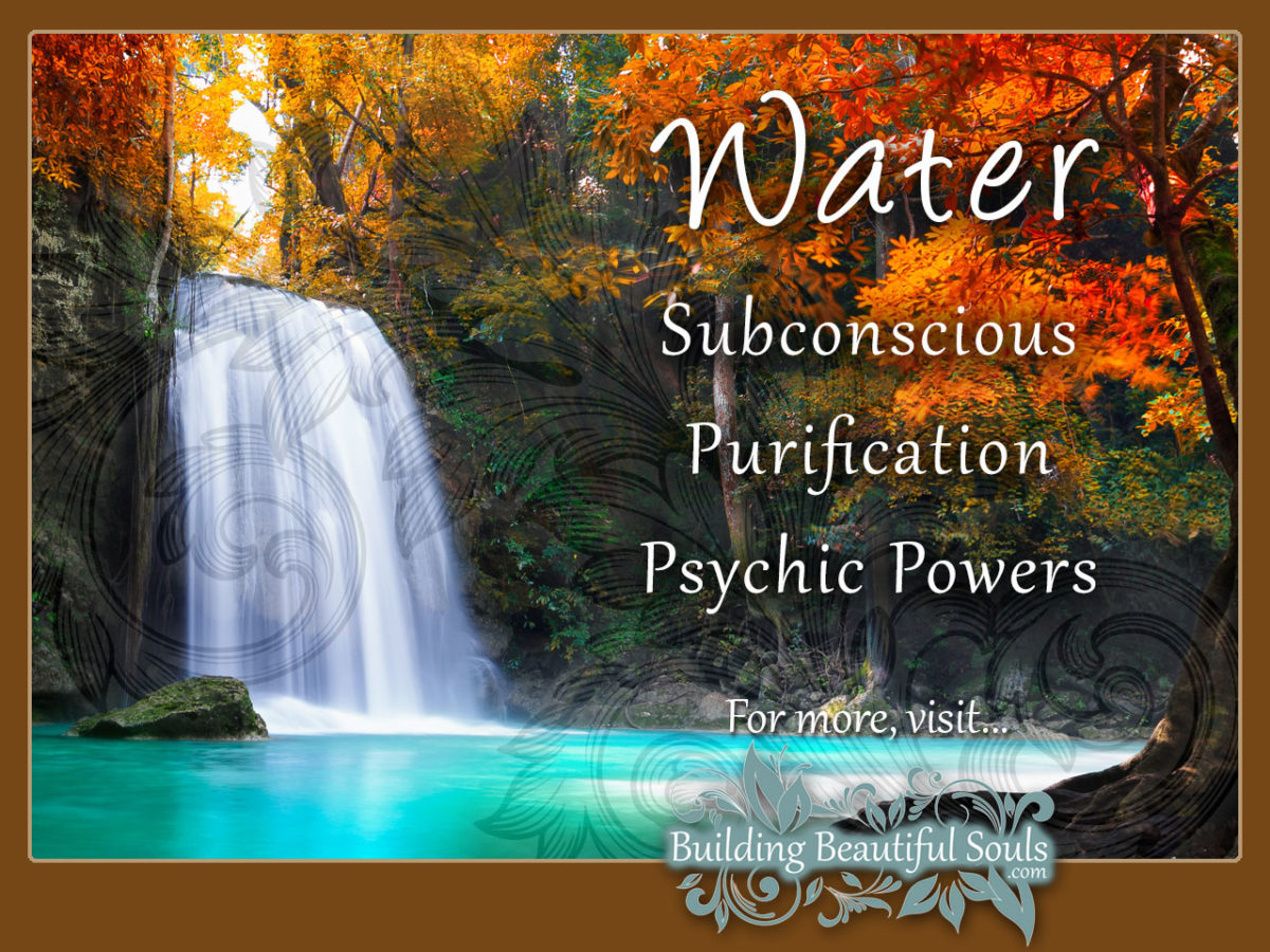 What does water mean spiritually?