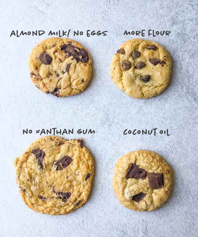 What does xanthan gum do for cookies?